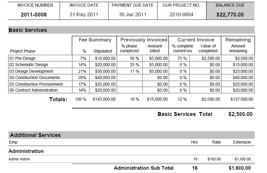 How do I create fixed fee invoices with additional services? – BQE ...