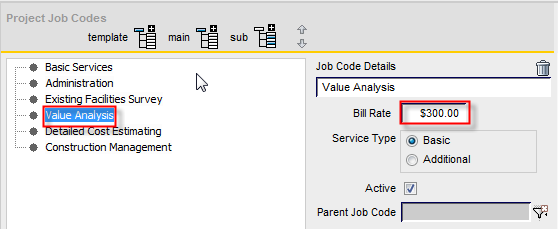 How do I set bill rates for job codes? – BQE Knowledgebase
