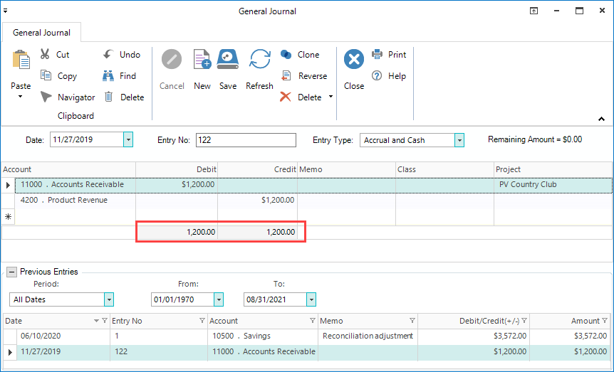 Balance Sheet A/R not matching A/R Aging report – BQE Knowledgebase